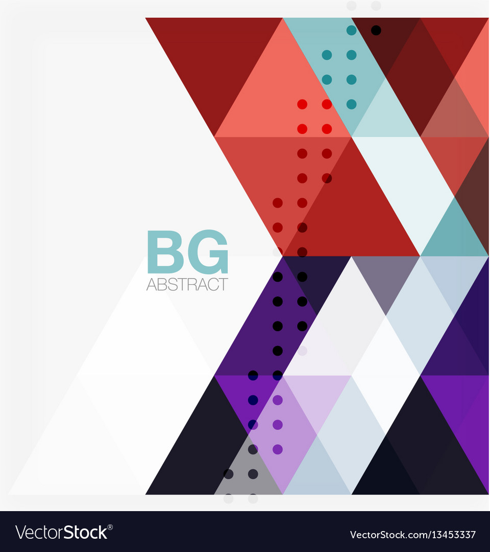 Modern geometry background Royalty Free Vector Image