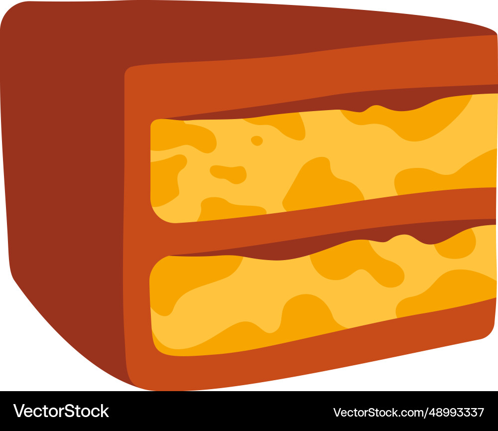Sweet cake peace Royalty Free Vector Image - VectorStock