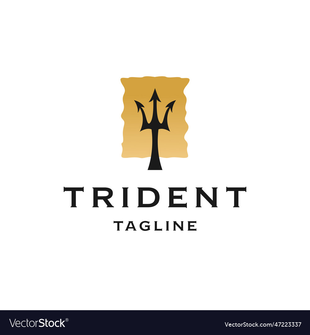 Trident logo Royalty Free Vector Image - VectorStock