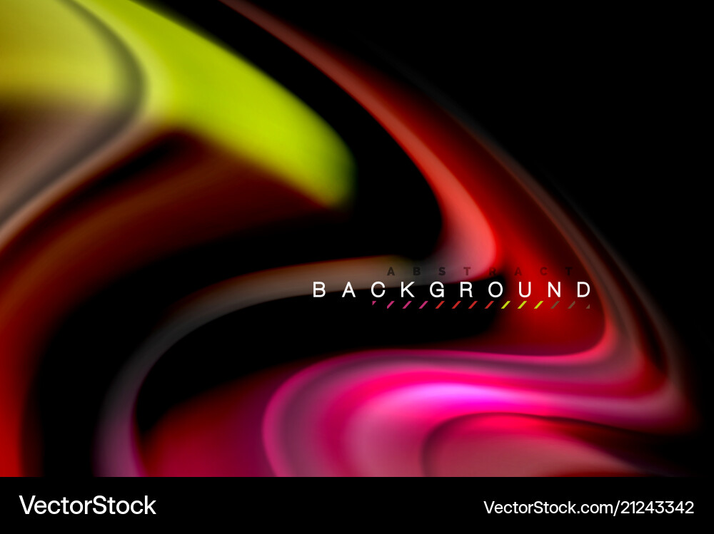 Fluid liquid colors design colorful marble Vector Image