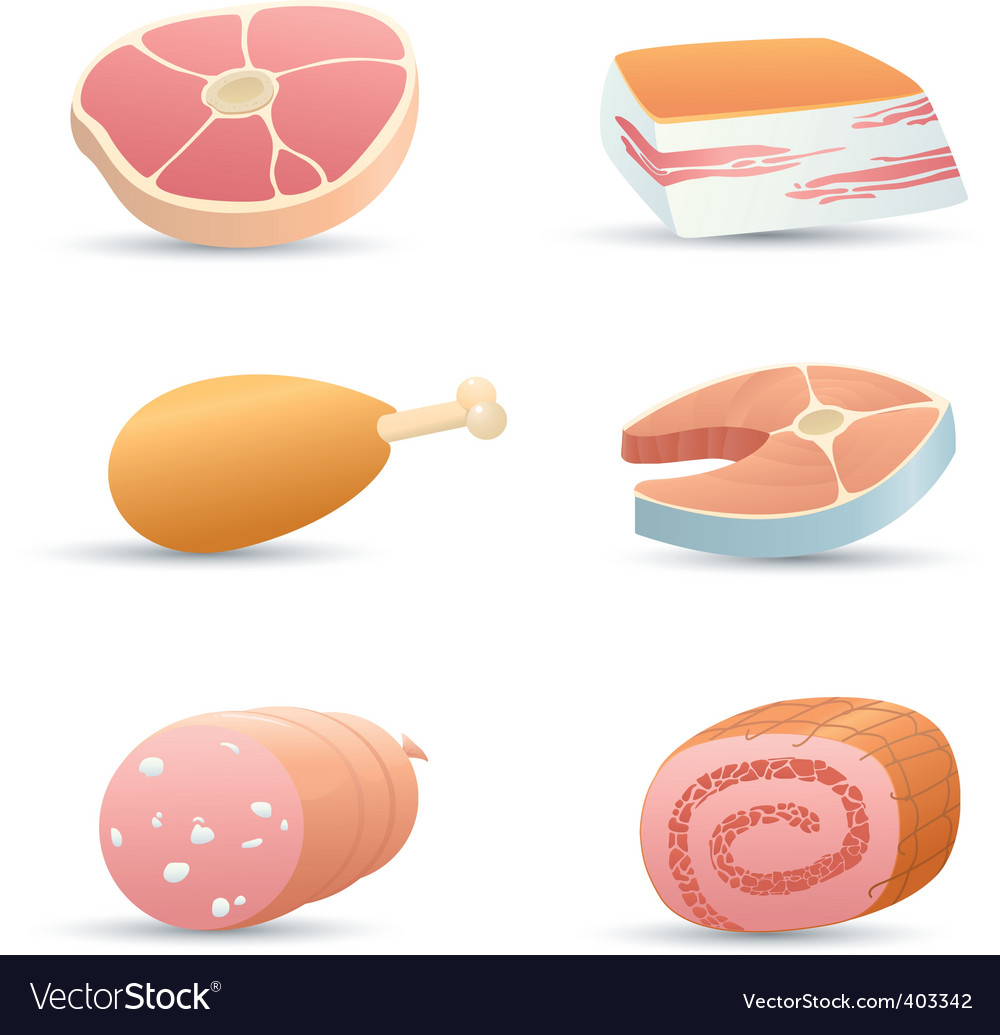 Meat Royalty Free Vector Image - VectorStock
