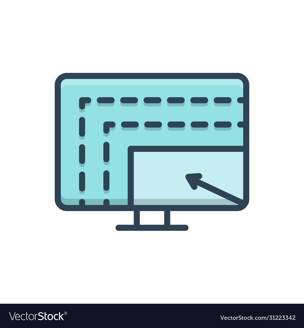 Screen Royalty Free Vector Image - VectorStock