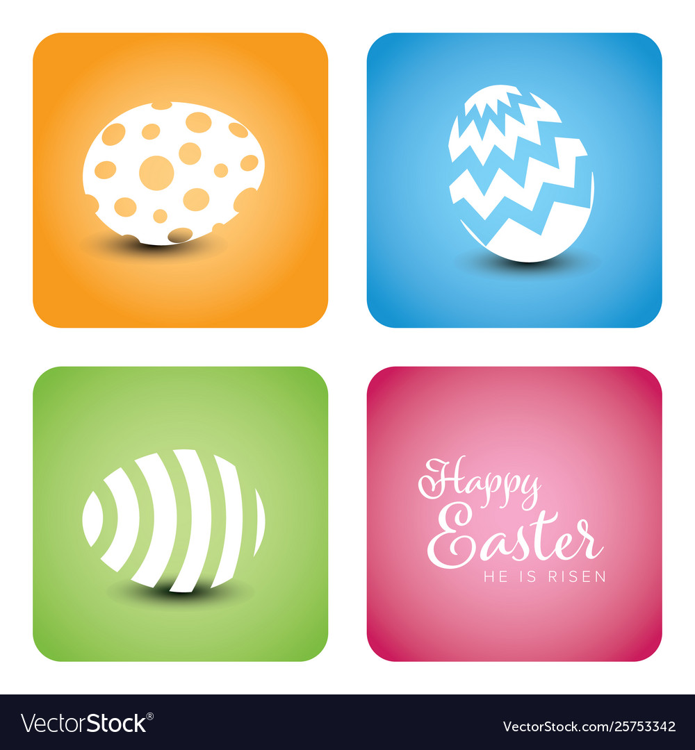 Simple easter card Royalty Free Vector Image - VectorStock