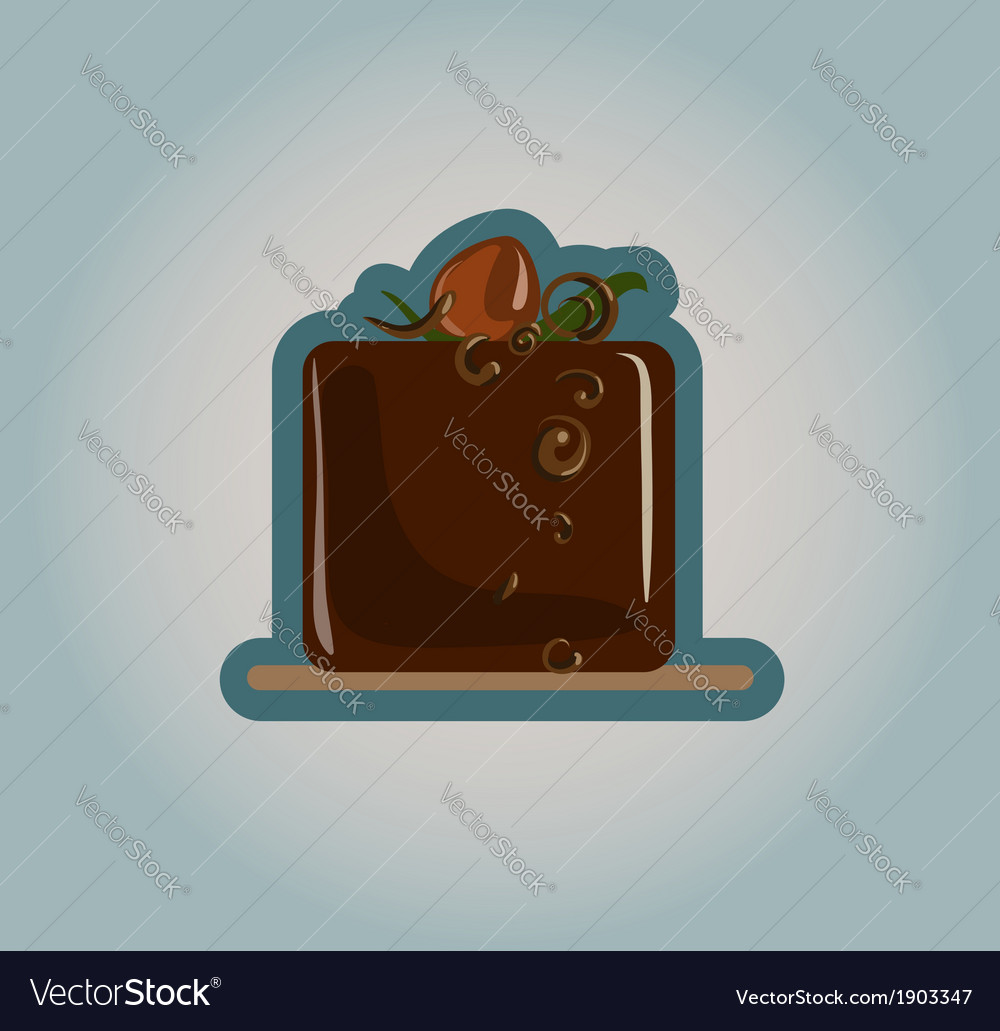 Cake Royalty Free Vector Image - VectorStock
