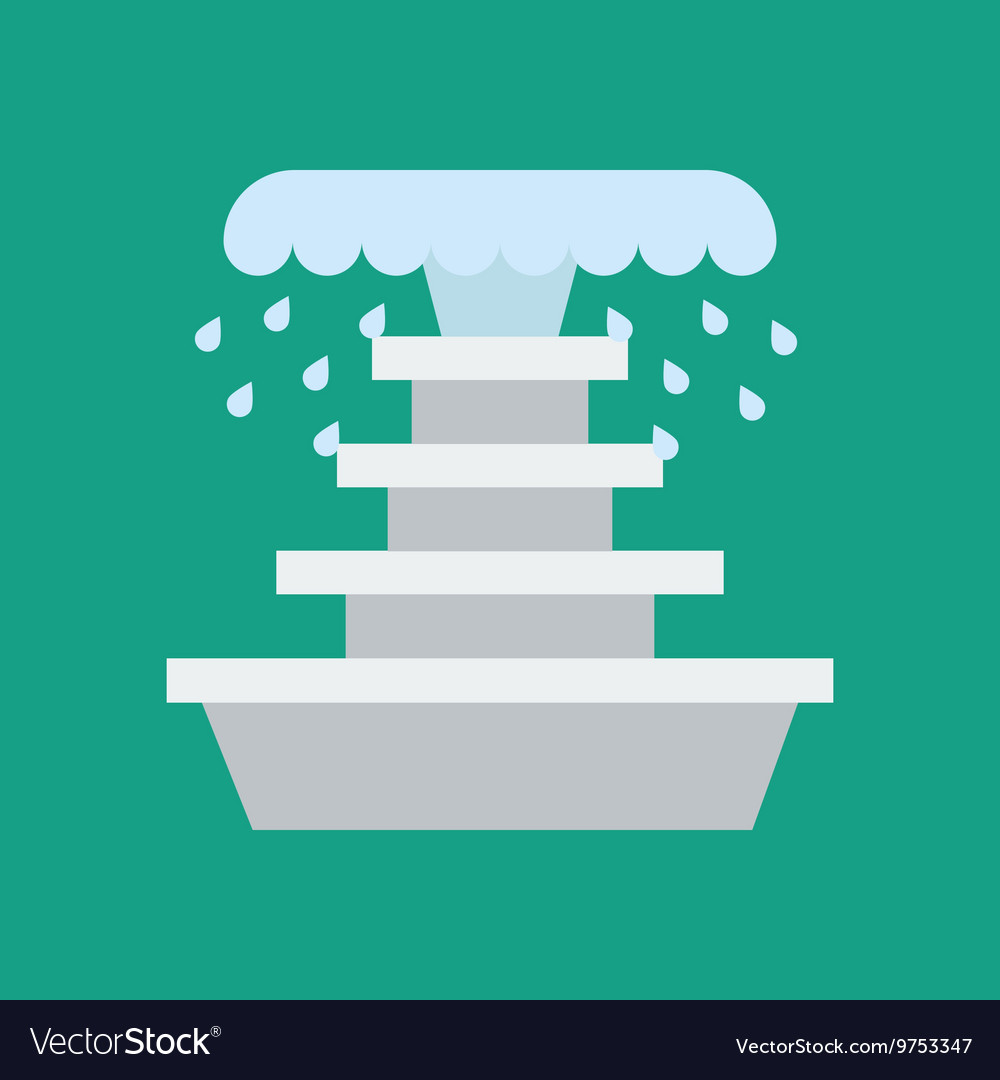 Fountain Royalty Free Vector Image - VectorStock