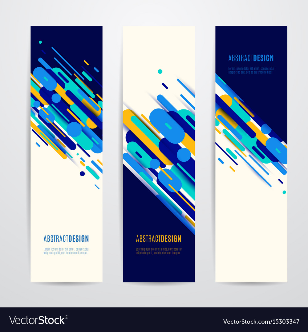 Vertical geometry round Royalty Free Vector Image