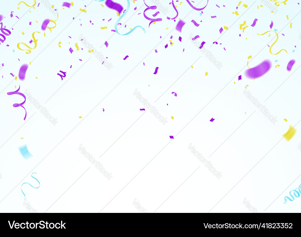 A colorful party background holiday decorations Vector Image