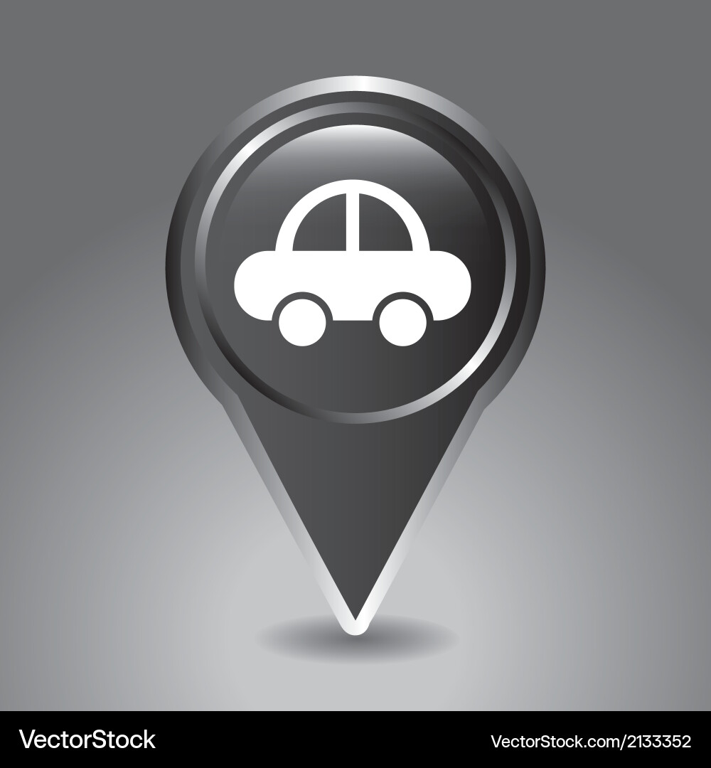 Car design over gray background Royalty Free Vector Image