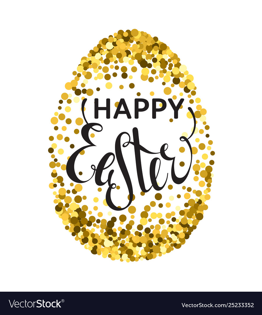 Easter egg design element Royalty Free Vector Image
