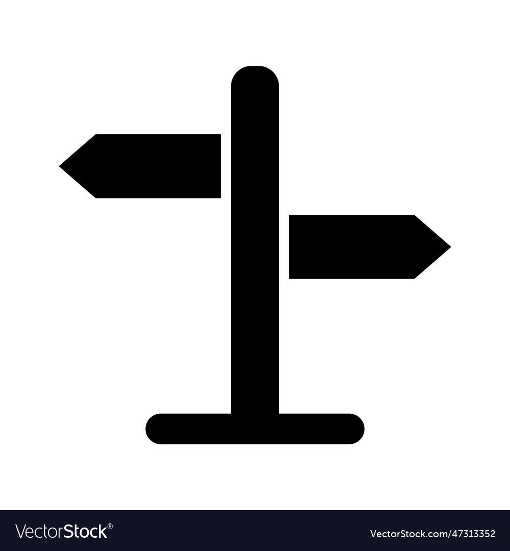 Sign glyph icon for personal and commercial use Vector Image