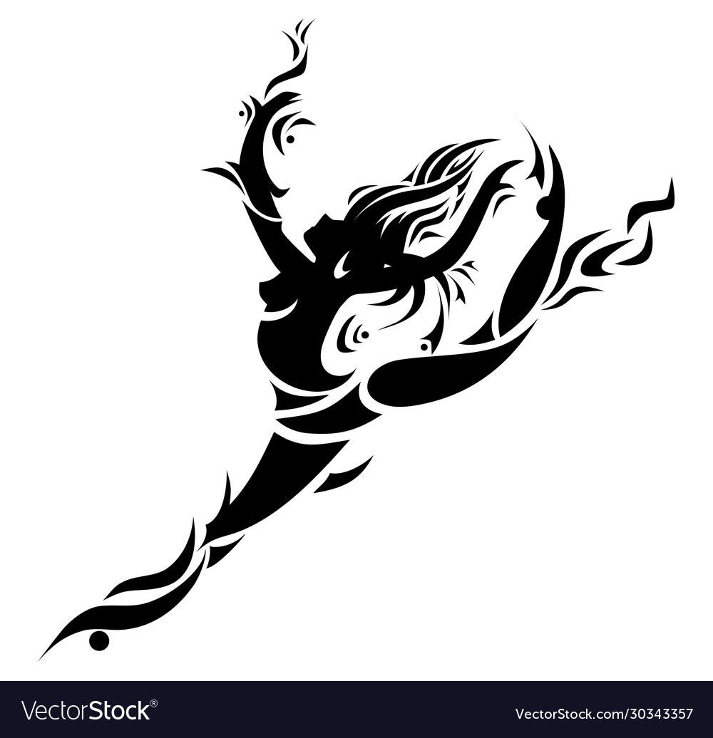 Abstract dancer Royalty Free Vector Image - VectorStock
