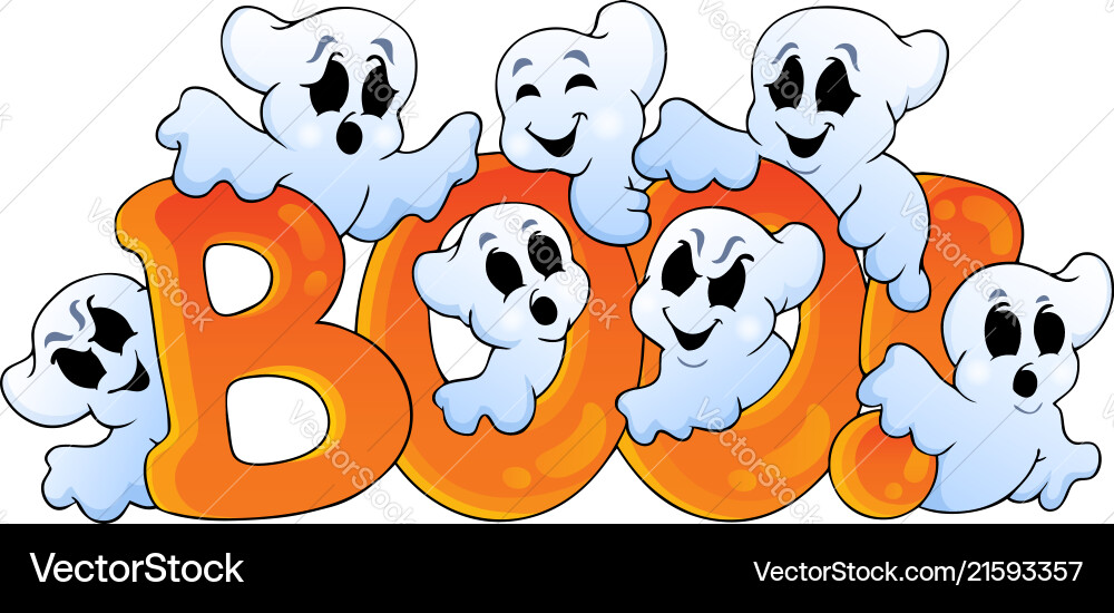 Ghost theme image 7 Royalty Free Vector Image - VectorStock