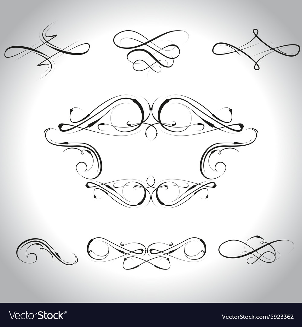 Curls Royalty Free Vector Image - VectorStock