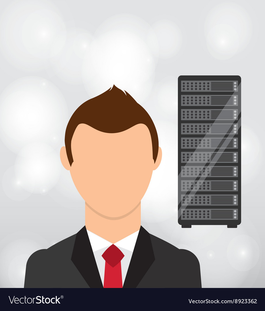 Data storage design Royalty Free Vector Image - VectorStock