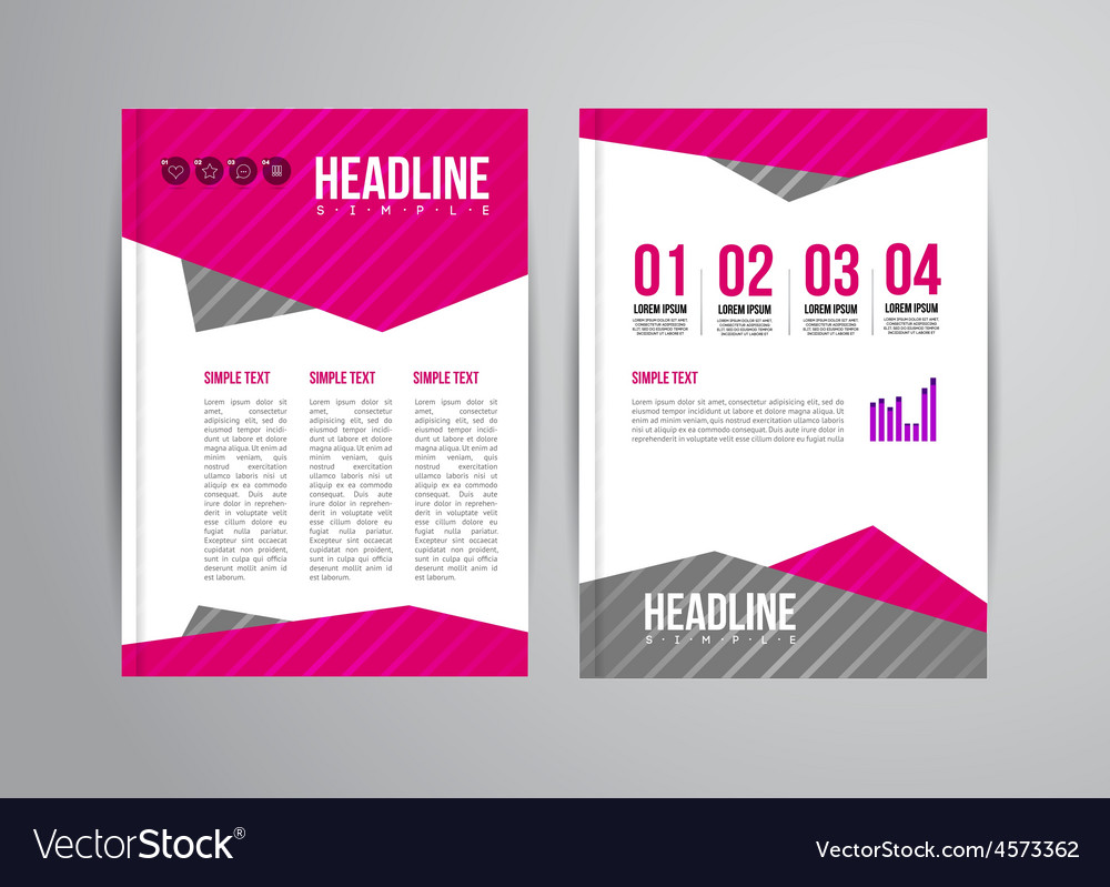 Flyer template Royalty Free Vector Image - VectorStock