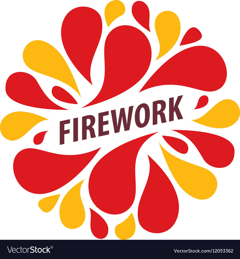 Logo firework Royalty Free Vector Image - VectorStock