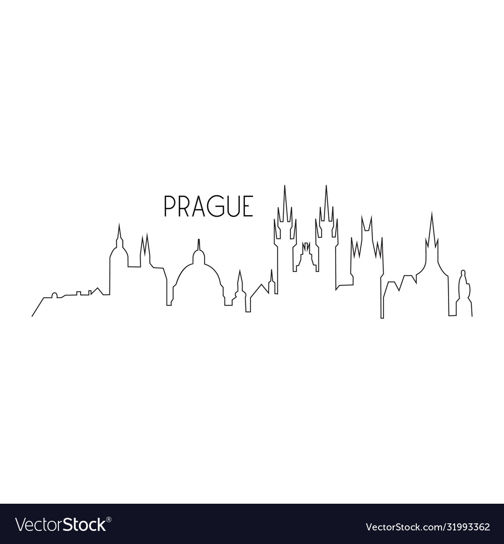 Prague Royalty Free Vector Image - VectorStock