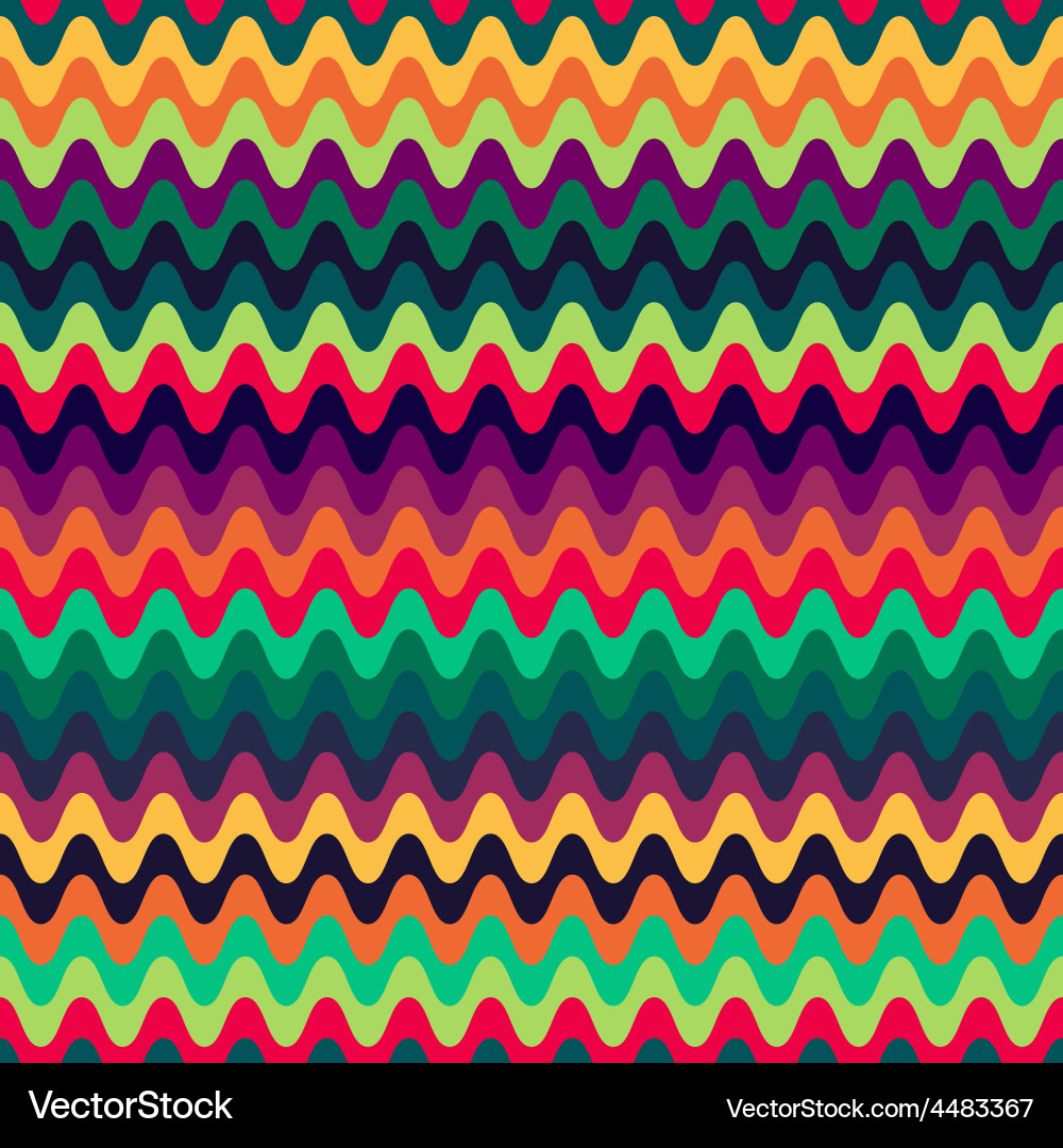 Colorful abstract waves background Royalty Free Vector Image