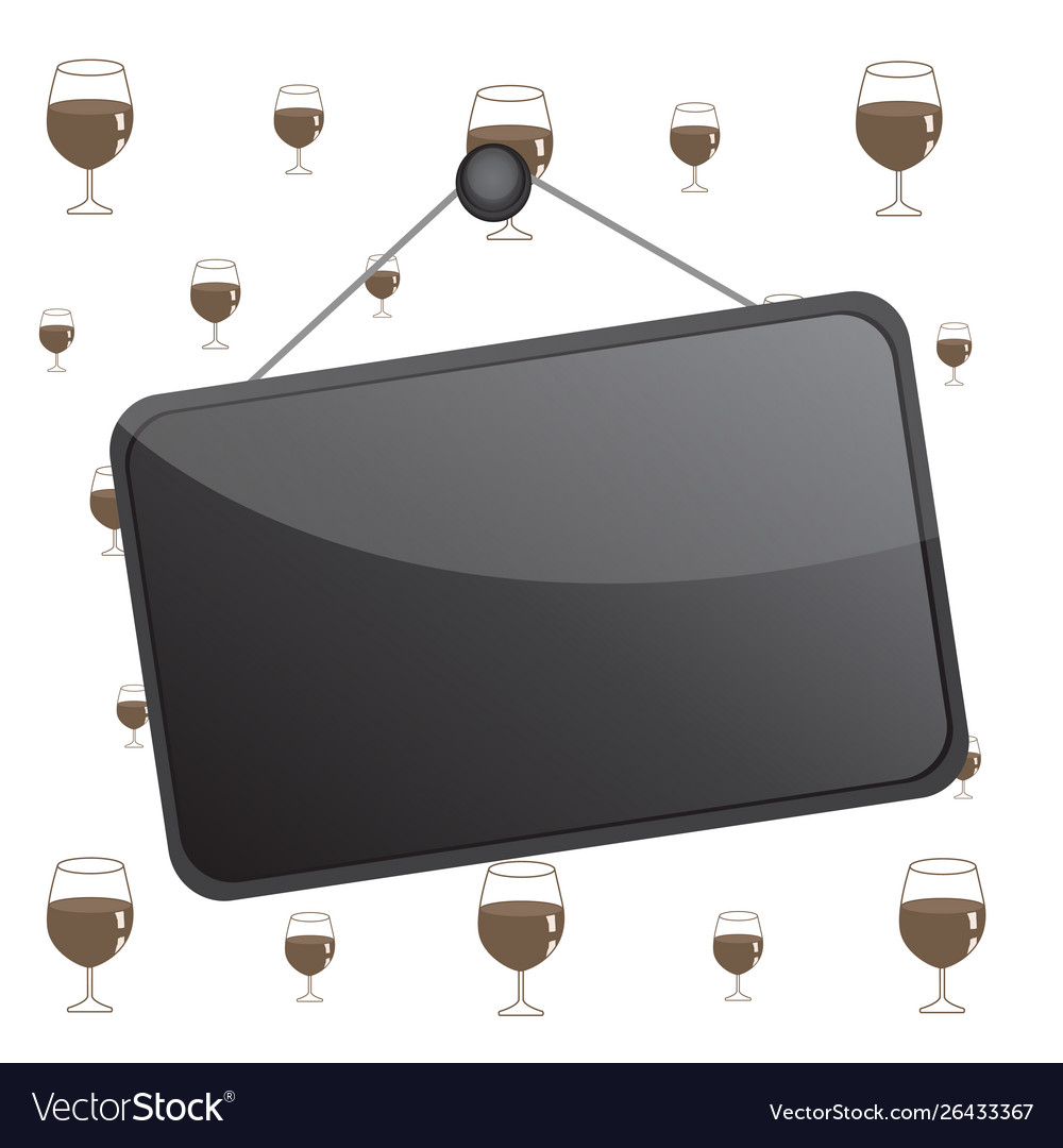 Hanging empty reminder colored square shaped note Vector Image