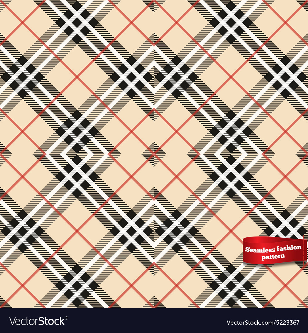 Seamless fabric pattern Royalty Free Vector Image