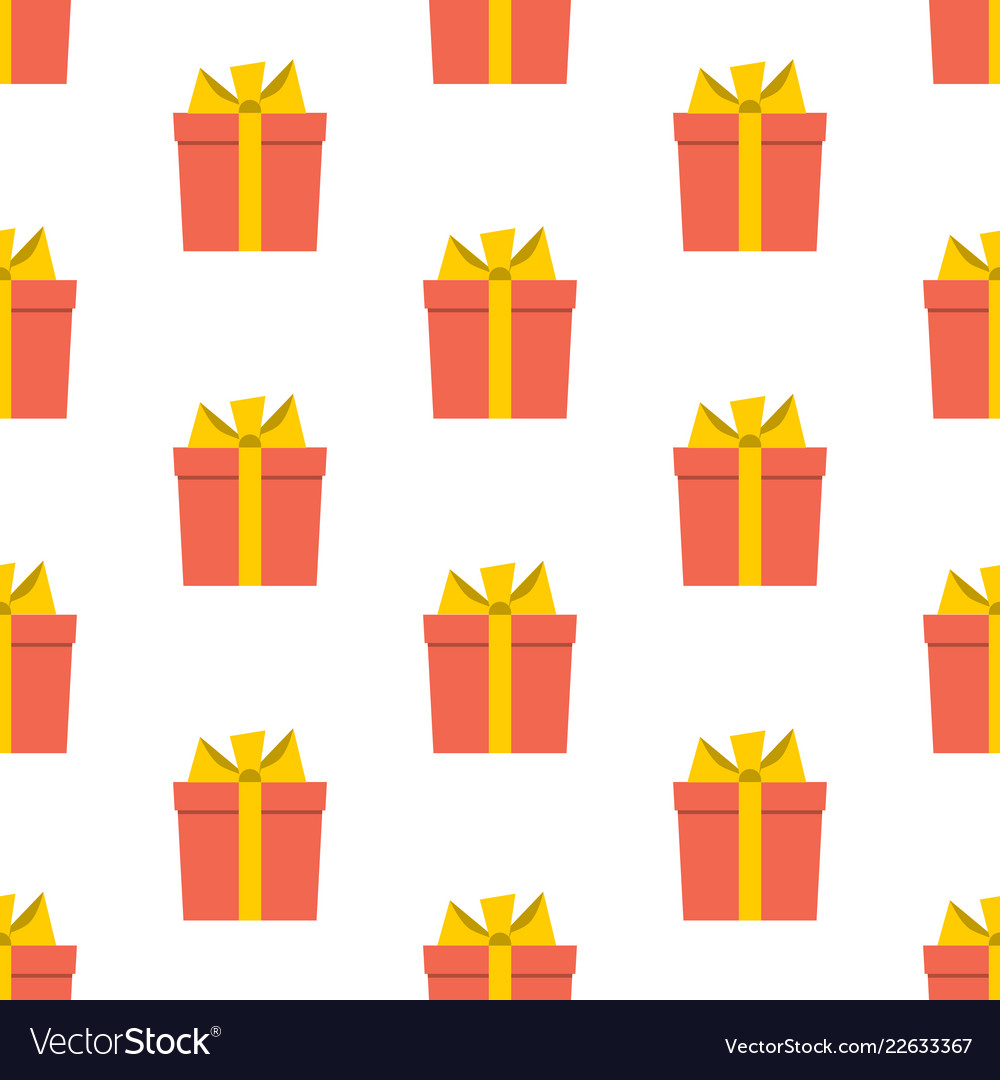 Seamless pattern with gift boxes Royalty Free Vector Image
