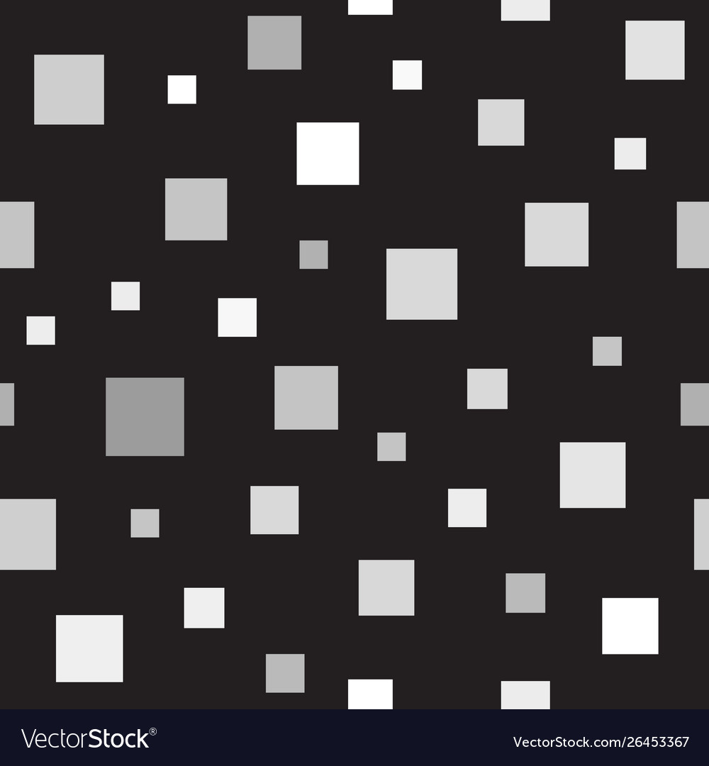 Square random pattern seamless background Vector Image