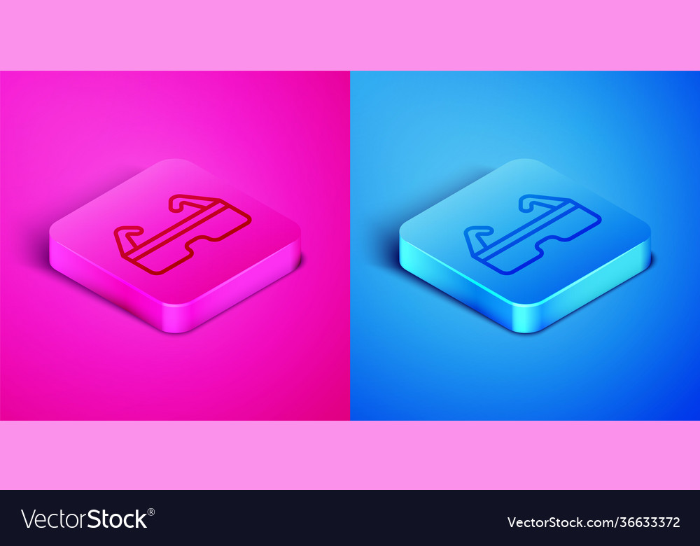 Isometric line safety goggle glasses icon isolated Isometric line safety goggle glasses icon isolated