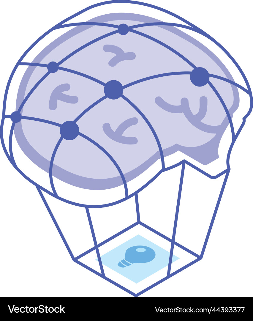 Artificial intelligence tech Royalty Free Vector Image