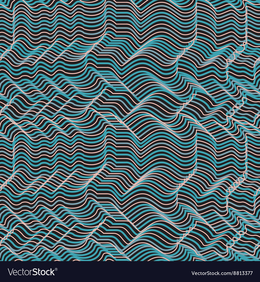 Geometric striped seamless pattern repeating Vector Image