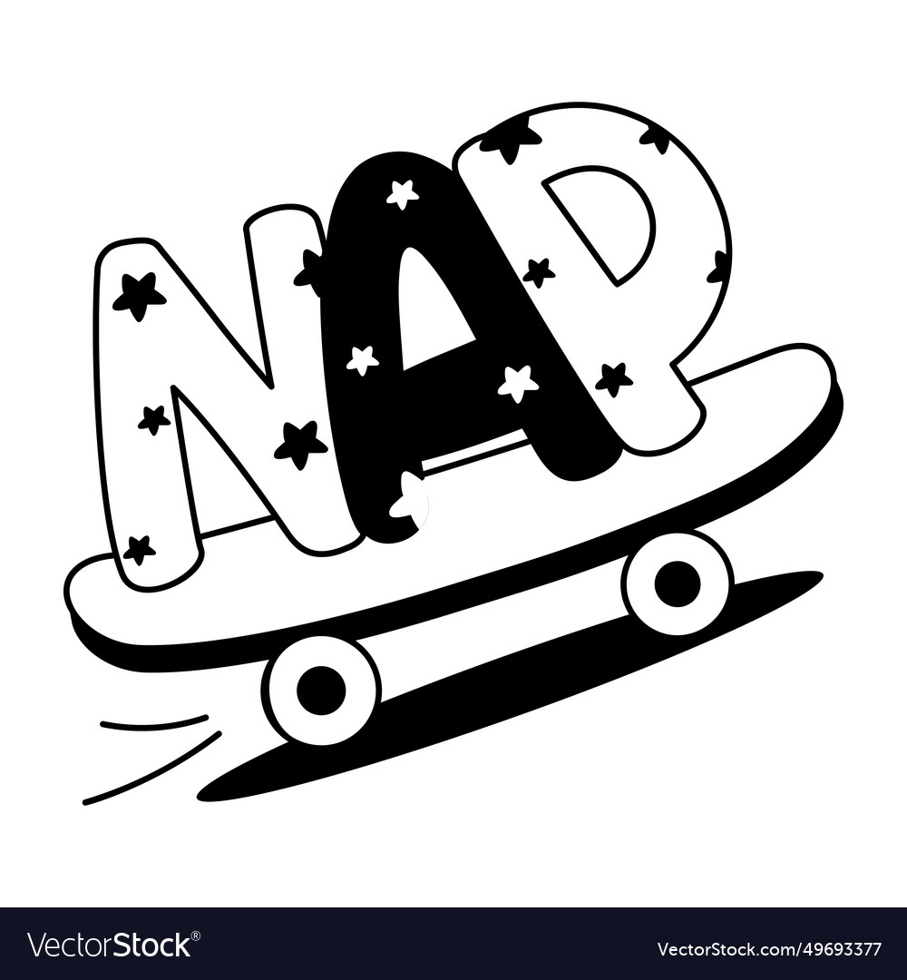 Nap time Royalty Free Vector Image - VectorStock