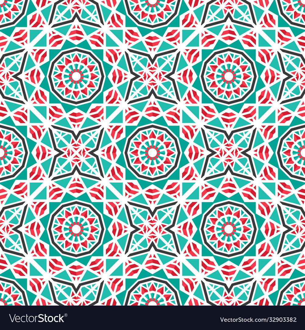 Asian geometric pattern Royalty Free Vector Image