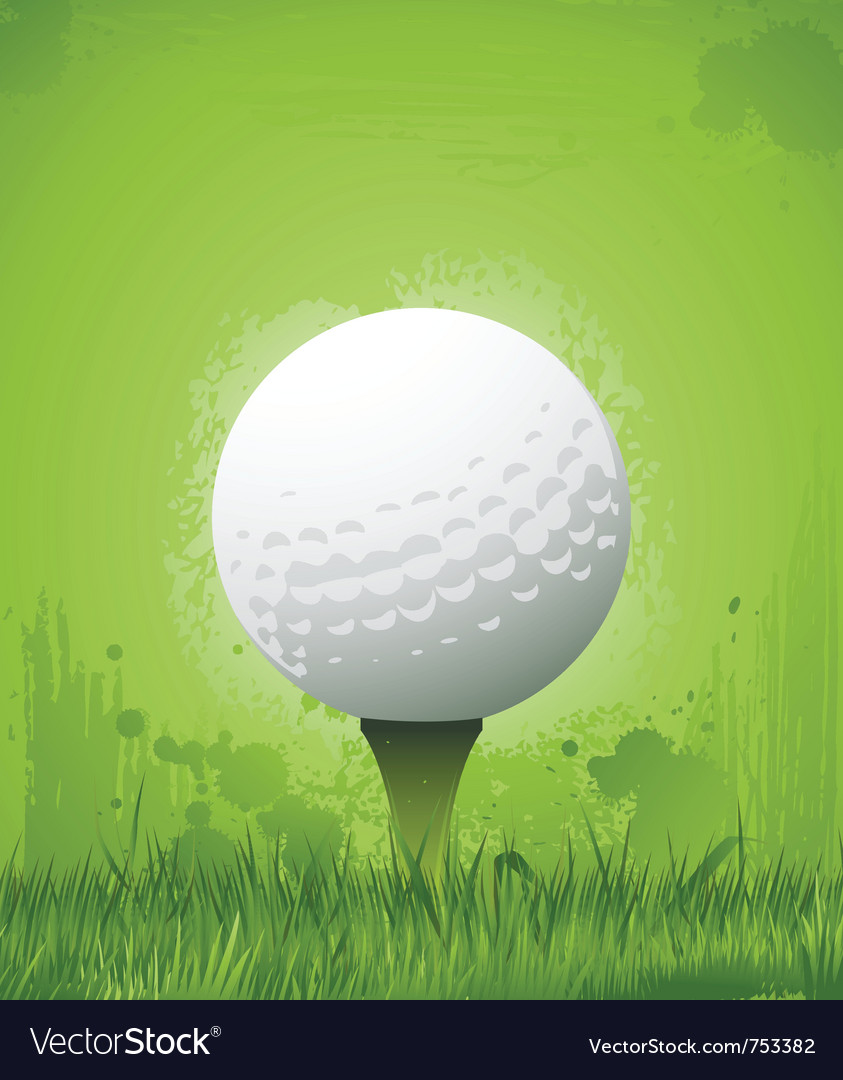 Golf background Royalty Free Vector Image - VectorStock