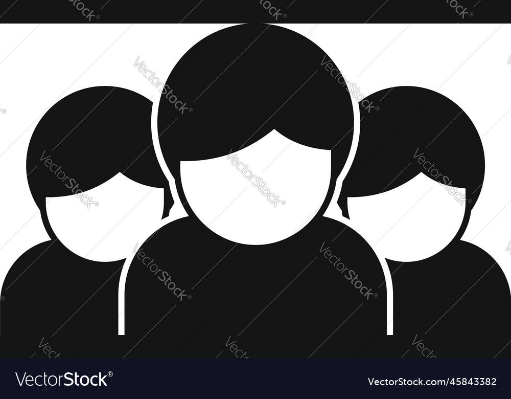 Group Core Values Icon Simple Passion Royalty Free Vector