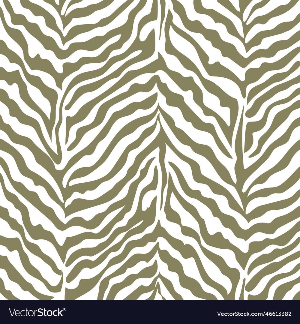Seamless zebra pattern Royalty Free Vector Image
