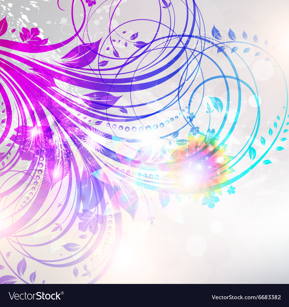 Spring floral design Royalty Free Vector Image