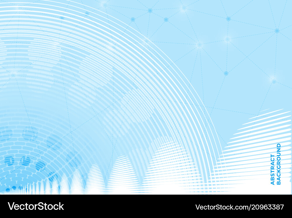 Abstract blue background concept of design Vector Image