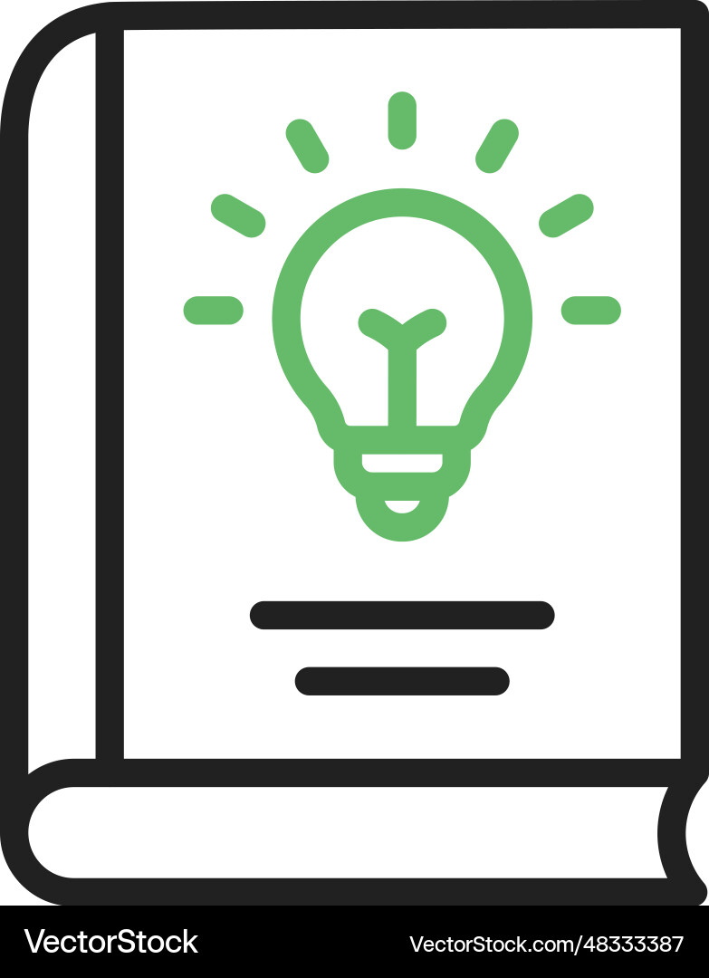 Book idea icon image Royalty Free Vector Image