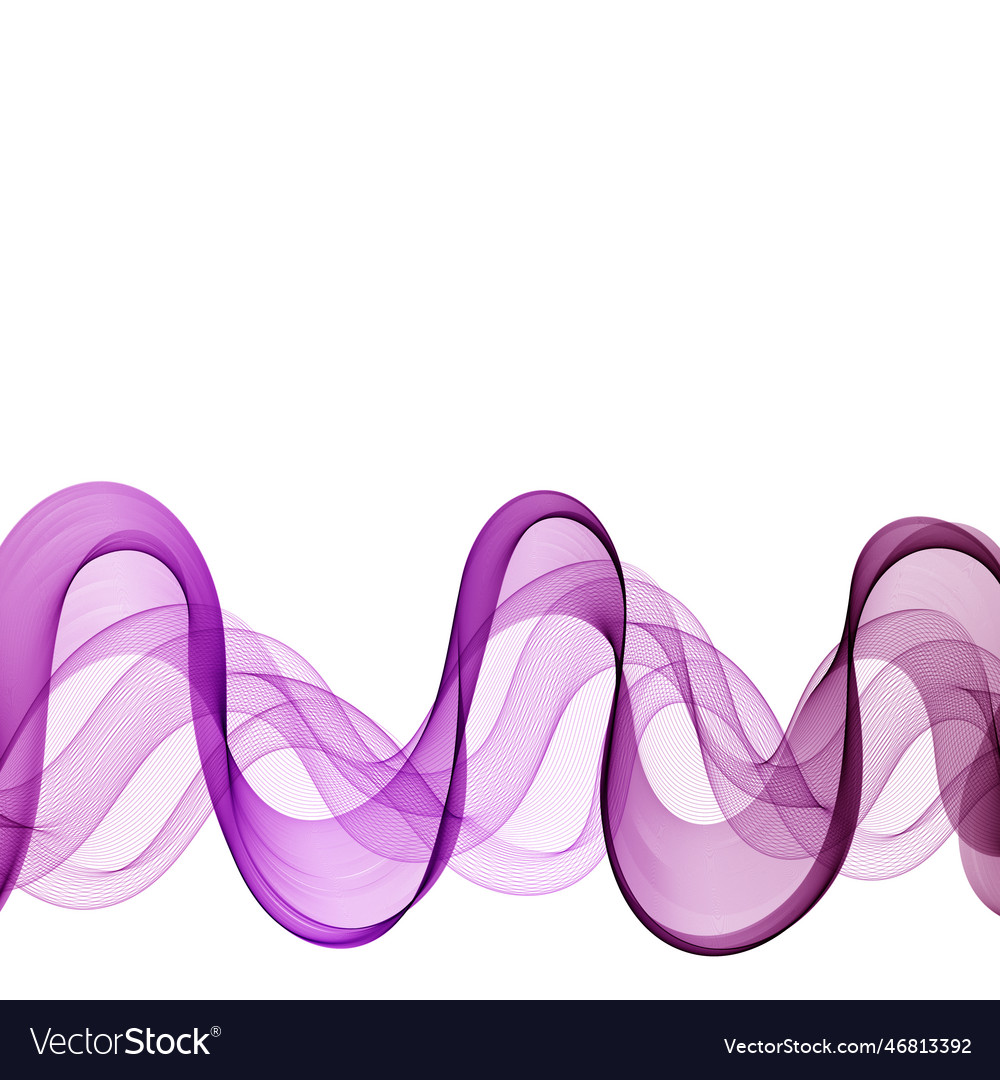 Colorful design element gradient wave line Vector Image Colorful design element gradient wave line Vector Image