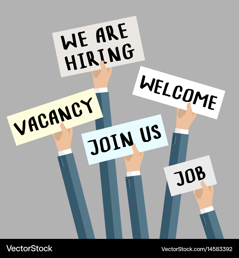 Concept of search employees Royalty Free Vector Image