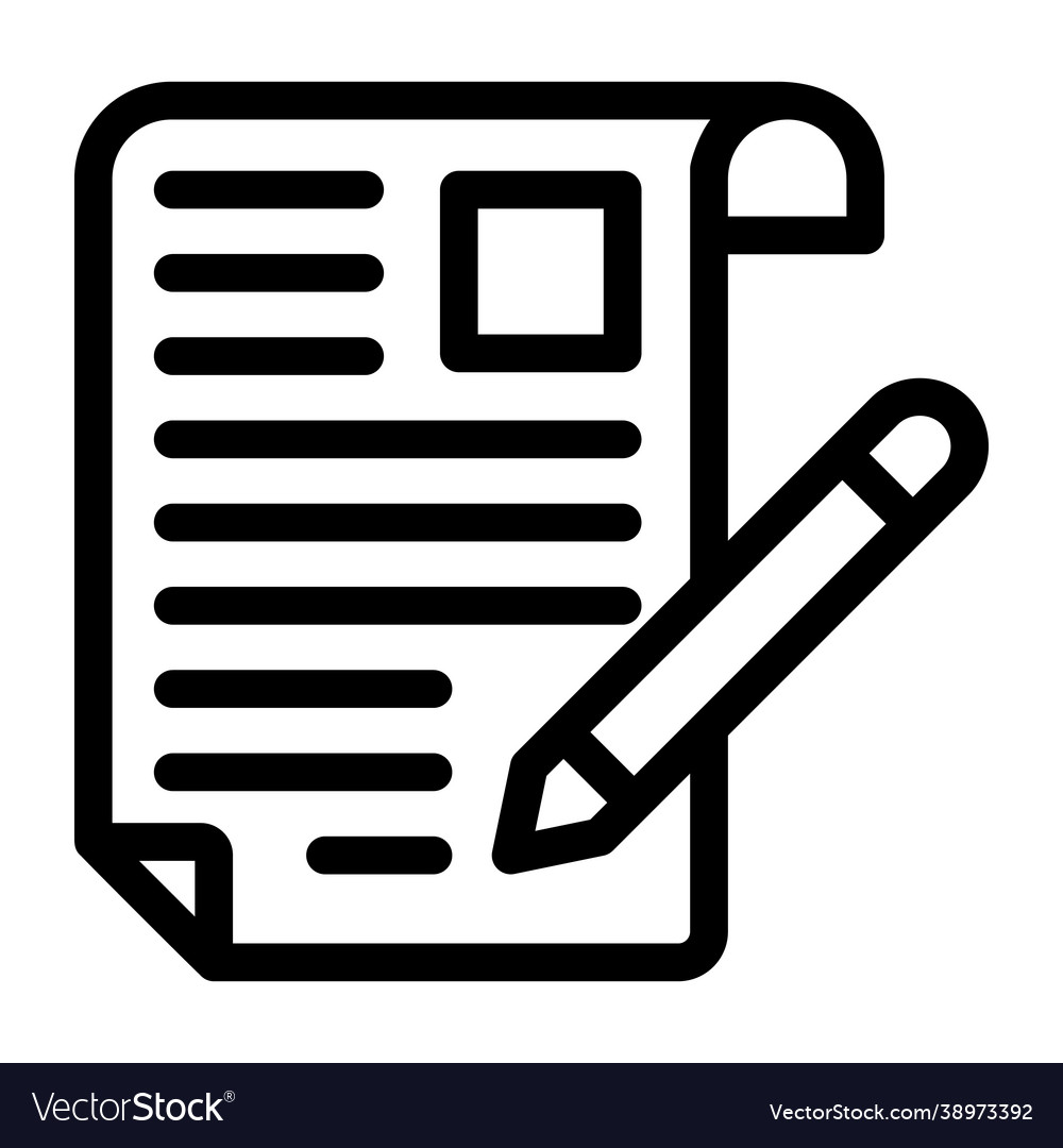 Content writing Royalty Free Vector Image - VectorStock