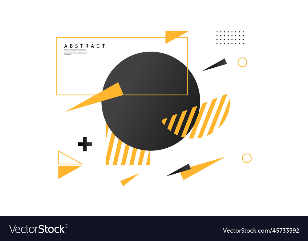Modern and trendy geometric abstract background Vector Image Modern and trendy geometric abstract background Vector Image