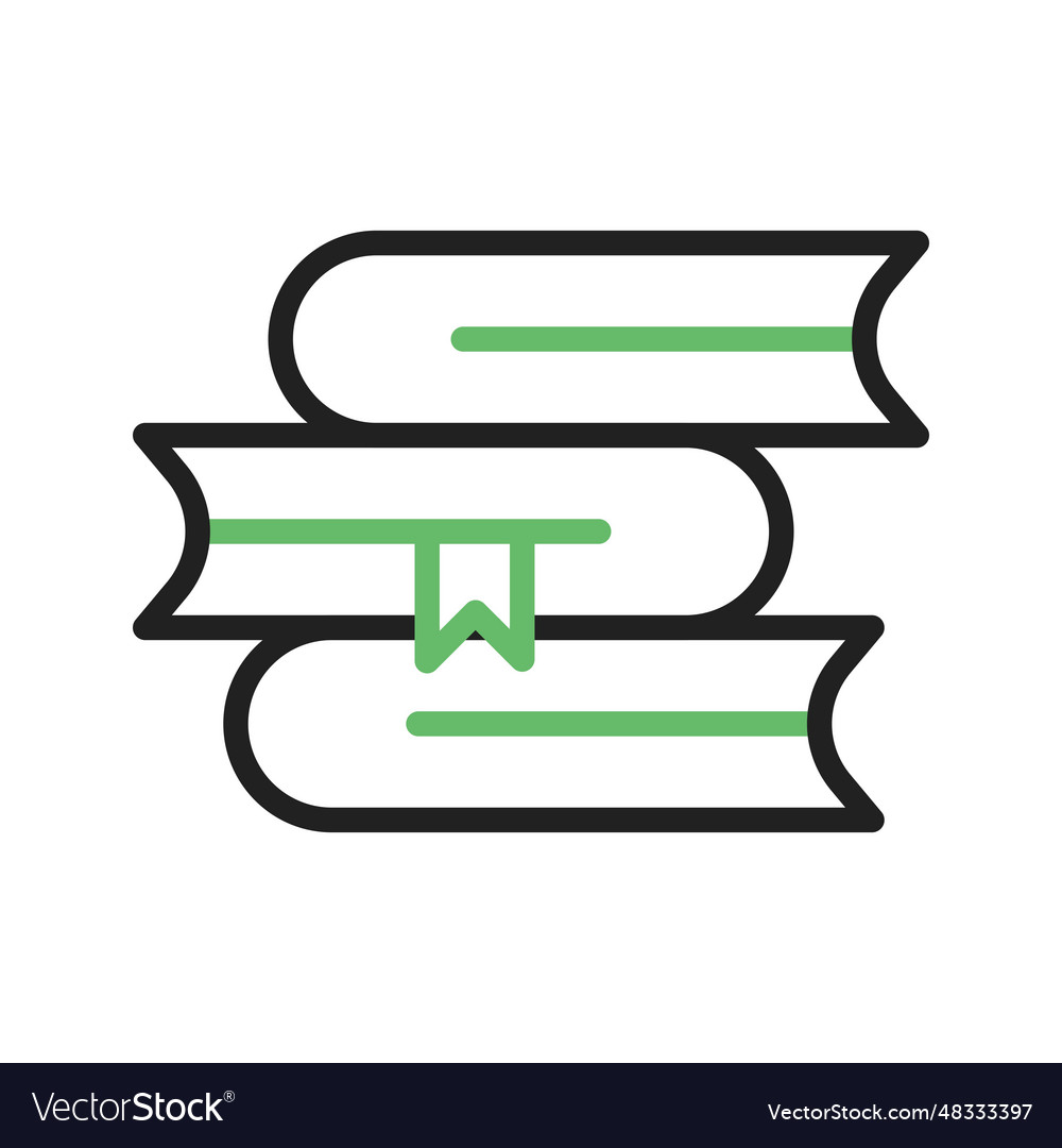 Books stack icon image Royalty Free Vector Image