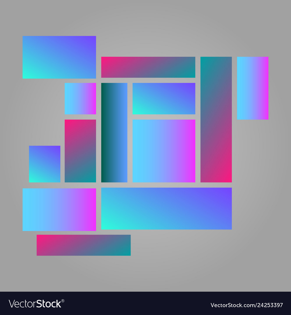 Frames photo collage Royalty Free Vector Image