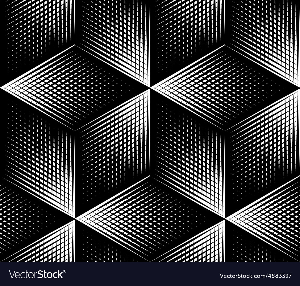 Graphic seamless abstract pattern regular Vector Image