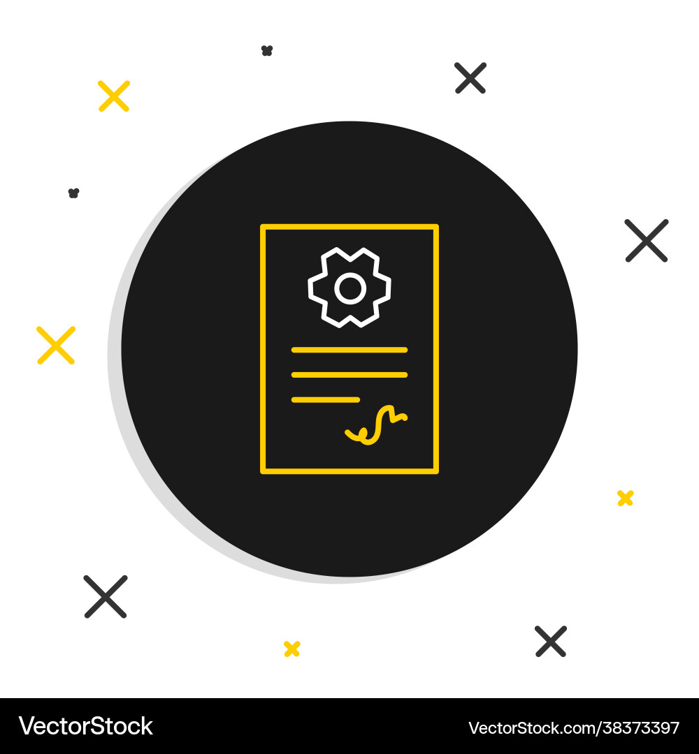 Line auto service check automotive icon isolated Vector Image