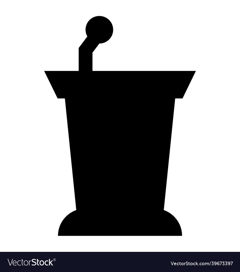 Rostrum Royalty Free Vector Image - VectorStock