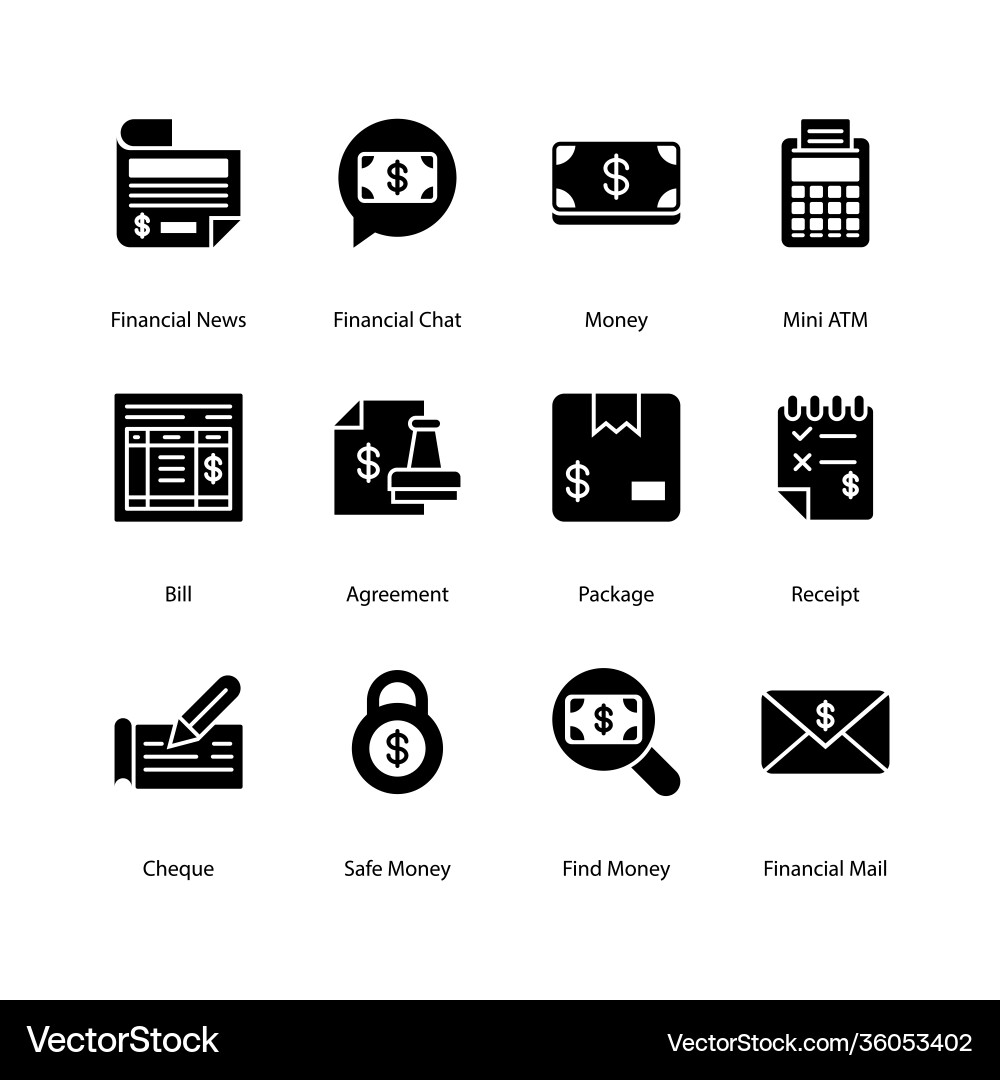 Business and finance Royalty Free Vector Image