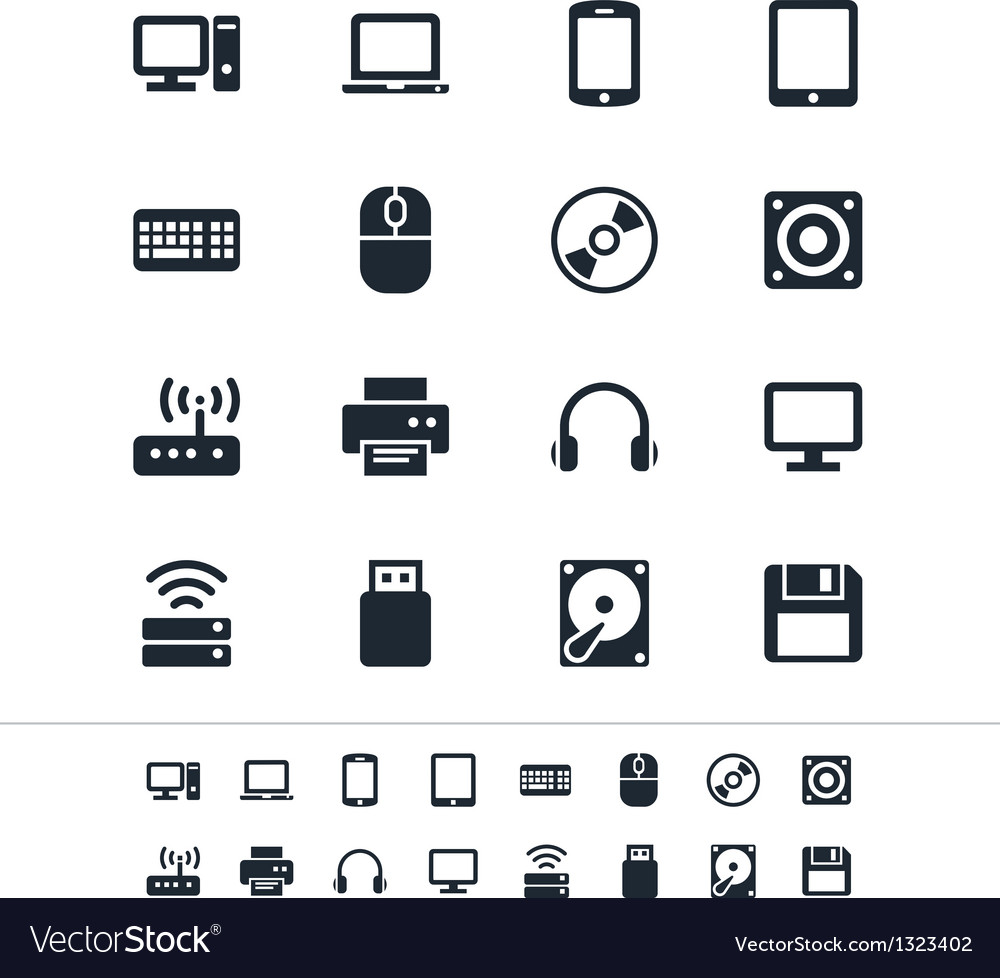 Computer icons Royalty Free Vector Image - VectorStock