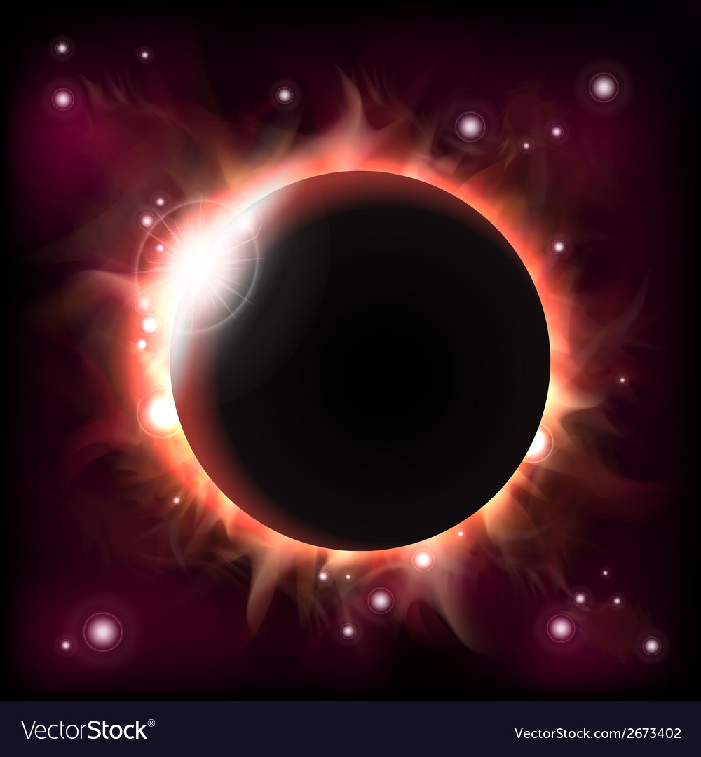 Eclipse Royalty Free Vector Image - VectorStock