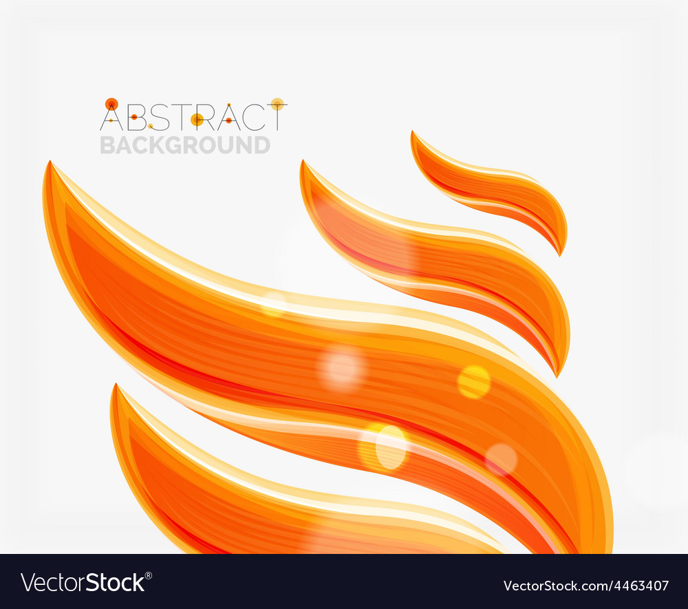 Abstract realistic solid wave background Vector Image